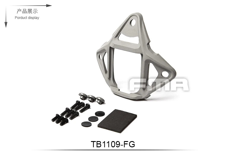 FMA Helmet VAS Shroud (Golden) Aluminum Helmet Shroud TB1109 – FMA ...