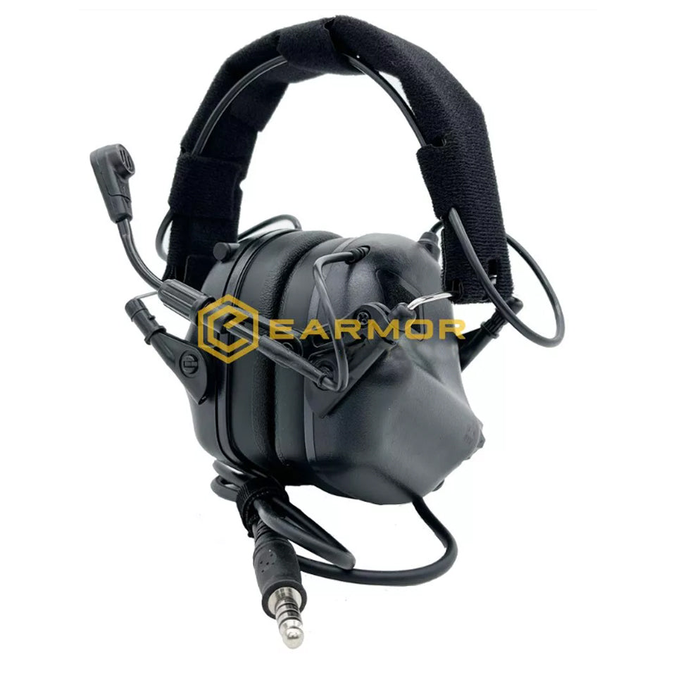 OPSMEN EARMOR M32 MOD3 Tactical Headset Aviation Communication-Black ...