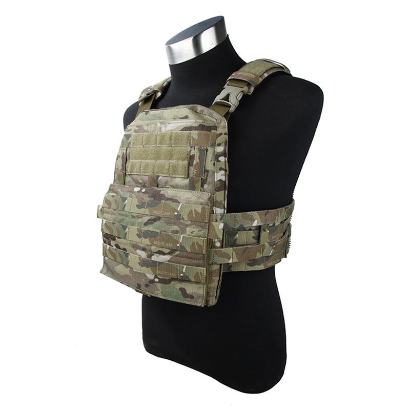 TMC Tactical Vest Multicam Adaptive Vest 19 Ver Zipper Panel Military ...