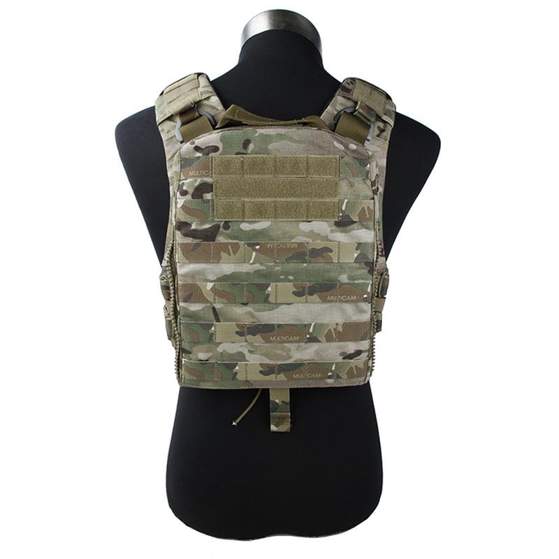 TMC Tactical Vest Multicam Adaptive Vest 19 Ver Zipper Panel Military ...